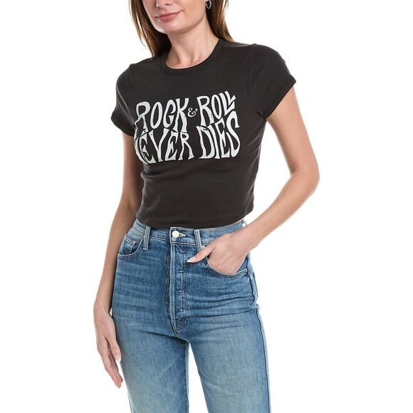 Girl Dangerous | Tops | Girl Dangerous Rock Roll Never Dies Tshirt ...